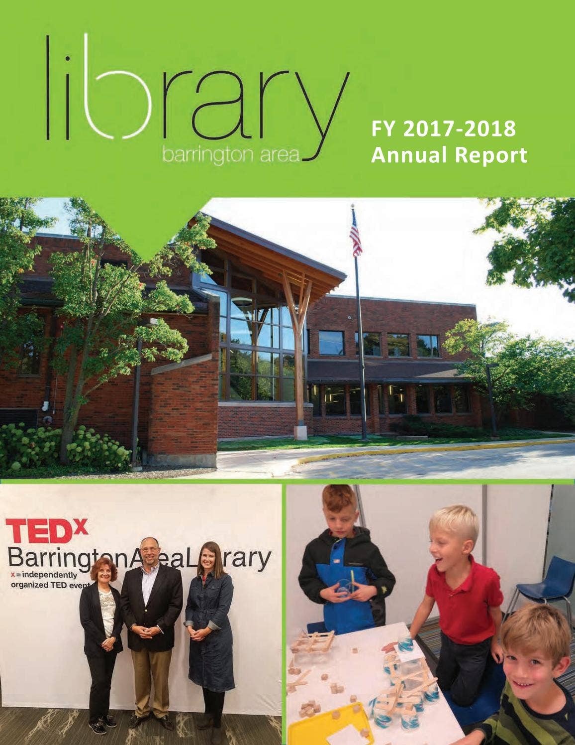 Barrington Area Library Annual Report, FY 2017-2018 by Barrington Area ...