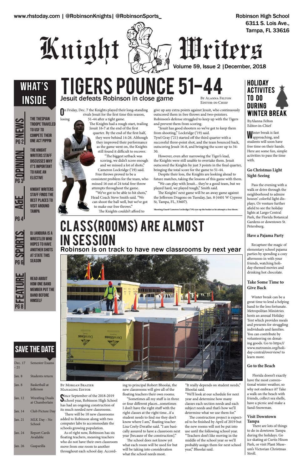 Knight Writers Vol. 59 Issue 2| December 2018 by Knight Writers - Issuu