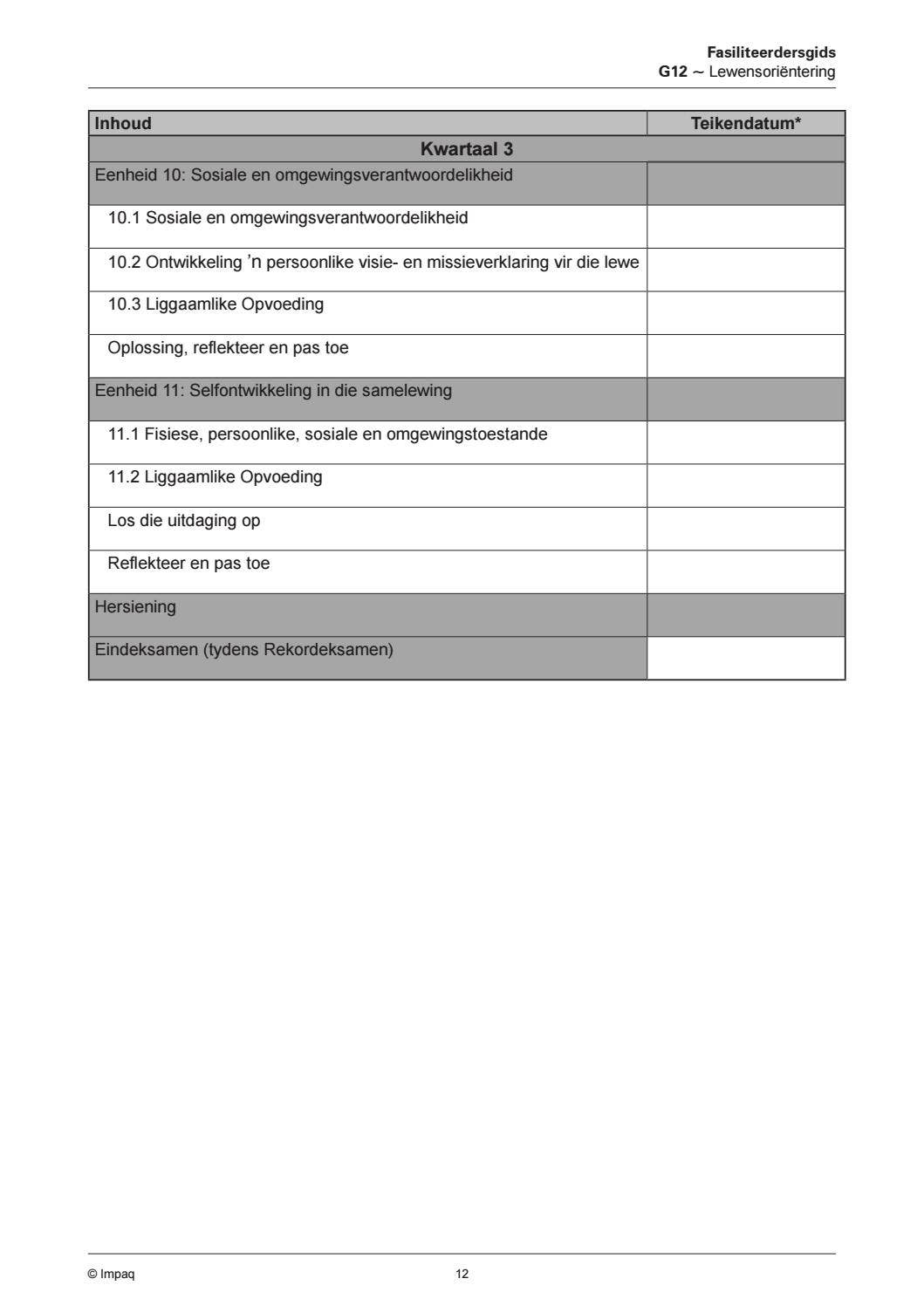 Gr 12-Lewensoriëntering-Fasiliteerdersgids 1 by Impaq - Issuu