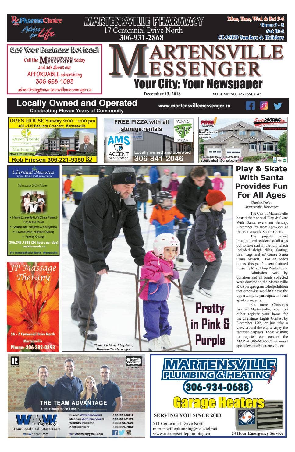 December 13, 2018 Digital Issue by Martensville Messenger - Issuu