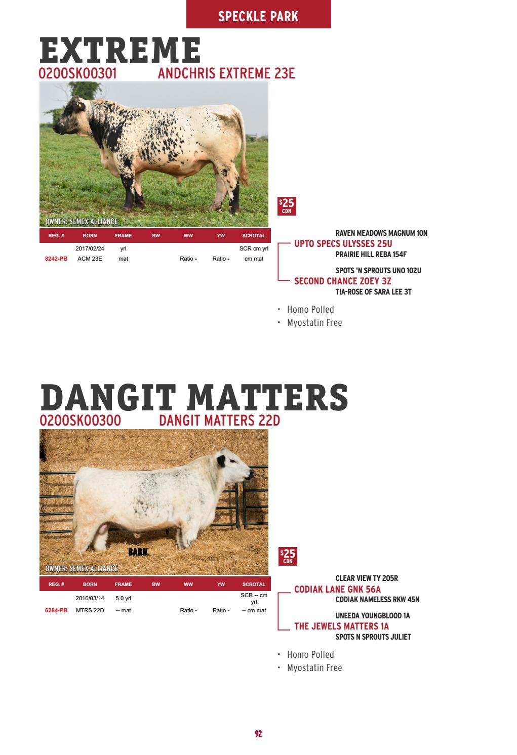 Semex Beef - 2019 Management Handbook - Canada by Semex - Issuu