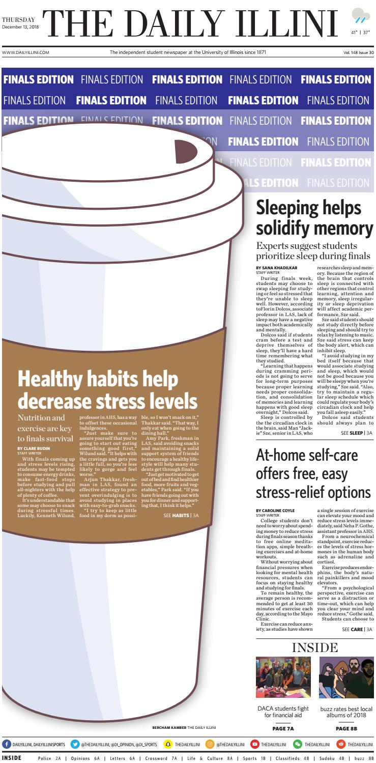 The Daily Illini: Volume 148 Issue 30 by The Daily Illini - Issuu