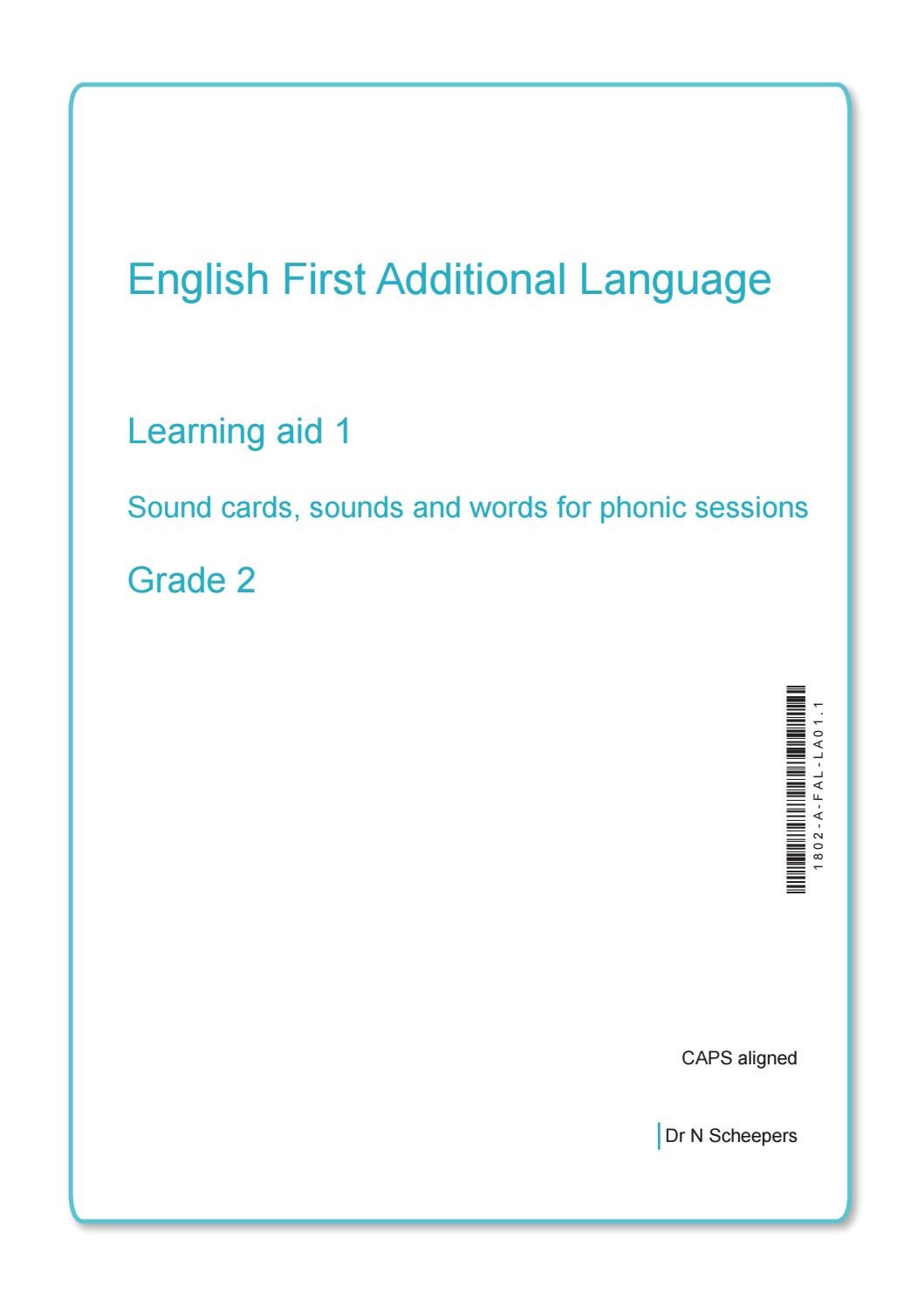 Gr 2-First Additional Language-Learning Aid 1 by Impaq - Issuu