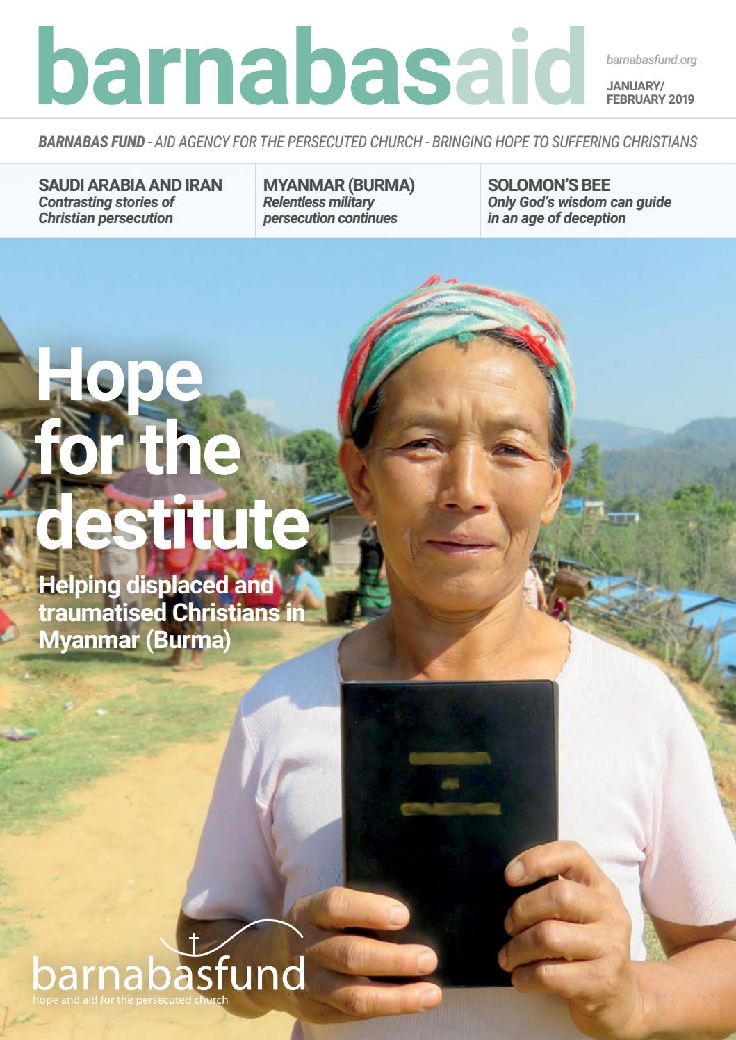 Barnabas aid January February 2019 by Barnabas Fund - Issuu