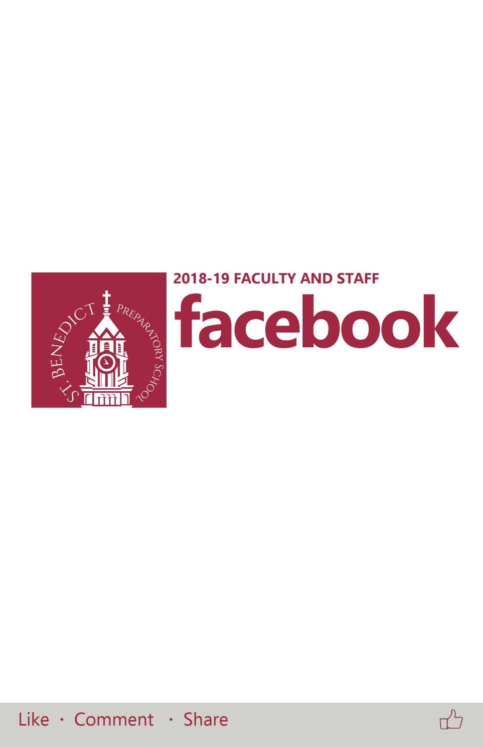 2018-2019_SBPS Faculty & Staff Facebook by St. Benedict Parish and ...