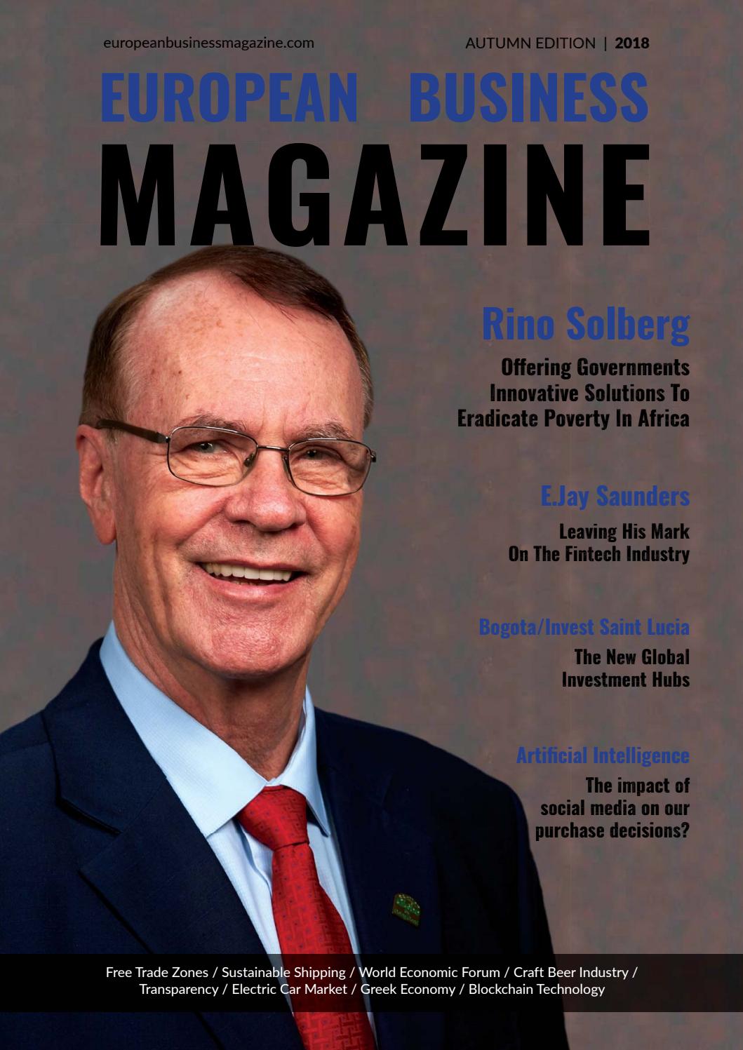 32 European Business Magazine Autumn Edition 2018 by European Business ...