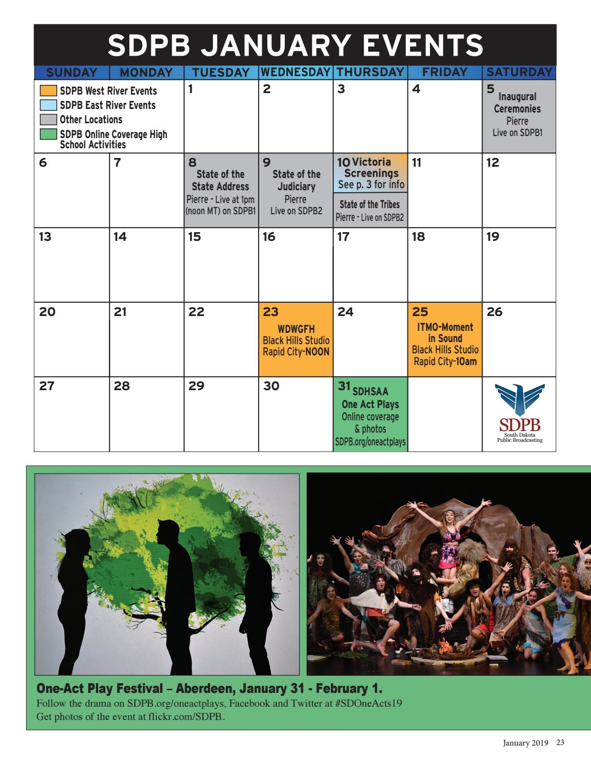 SDPB January 2019 Magazine by South Dakota Public Broadcasting - Issuu