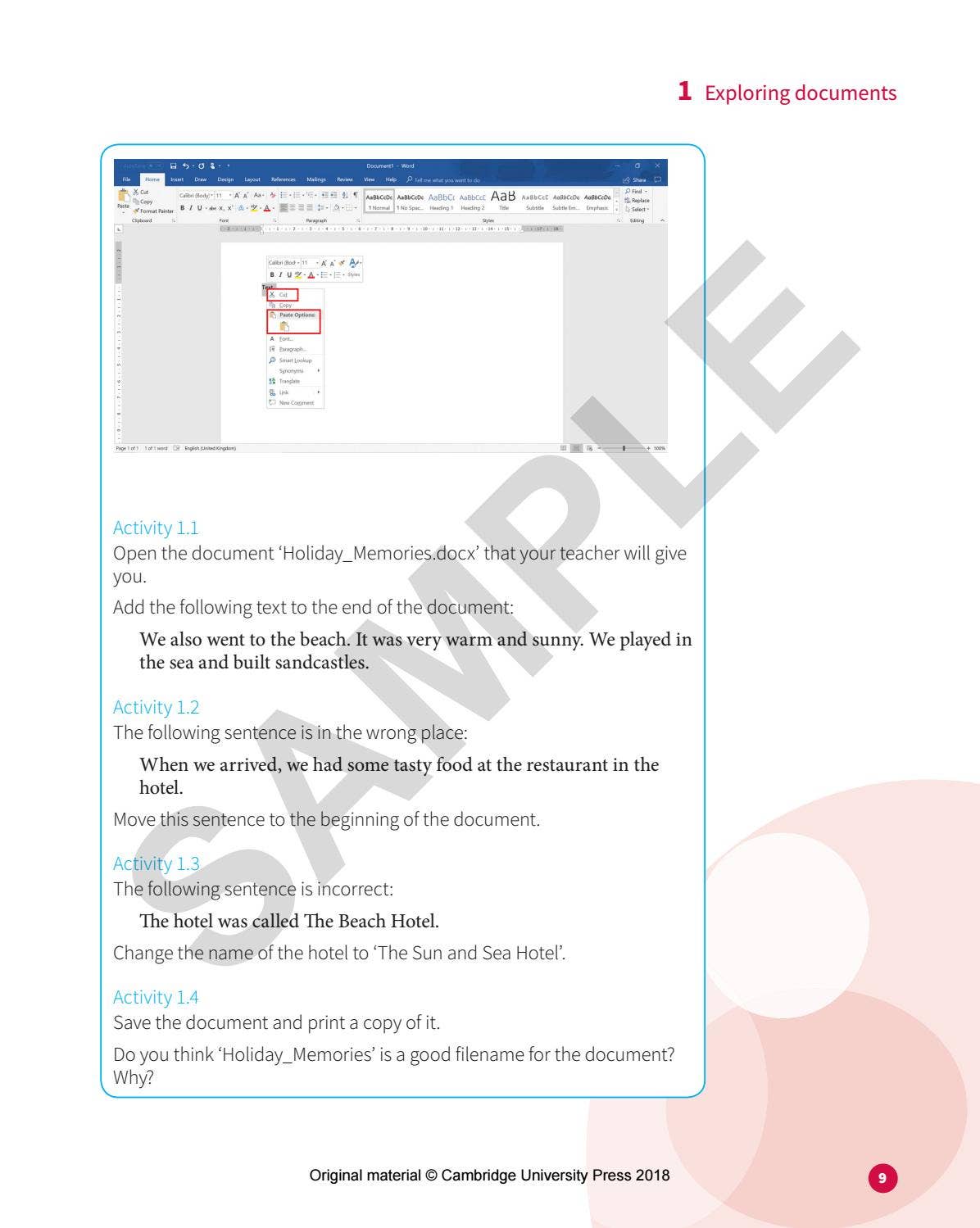 ICT Starters Next Steps 1 sample by Cambridge International Education ...