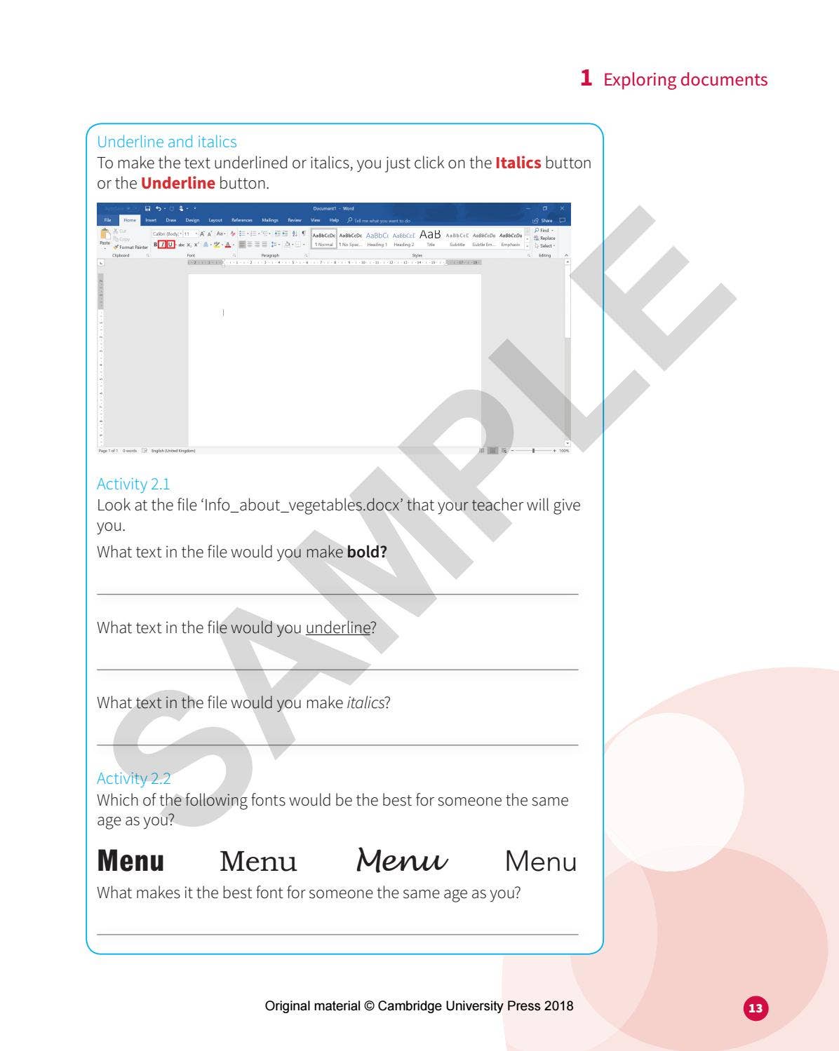 ICT Starters Next Steps 1 sample by Cambridge International Education ...