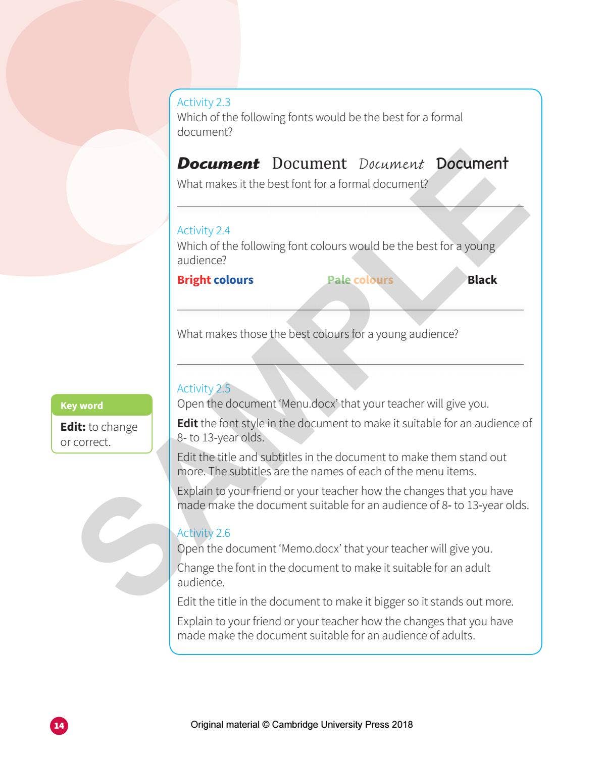 ICT Starters Next Steps 1 sample by Cambridge International Education ...