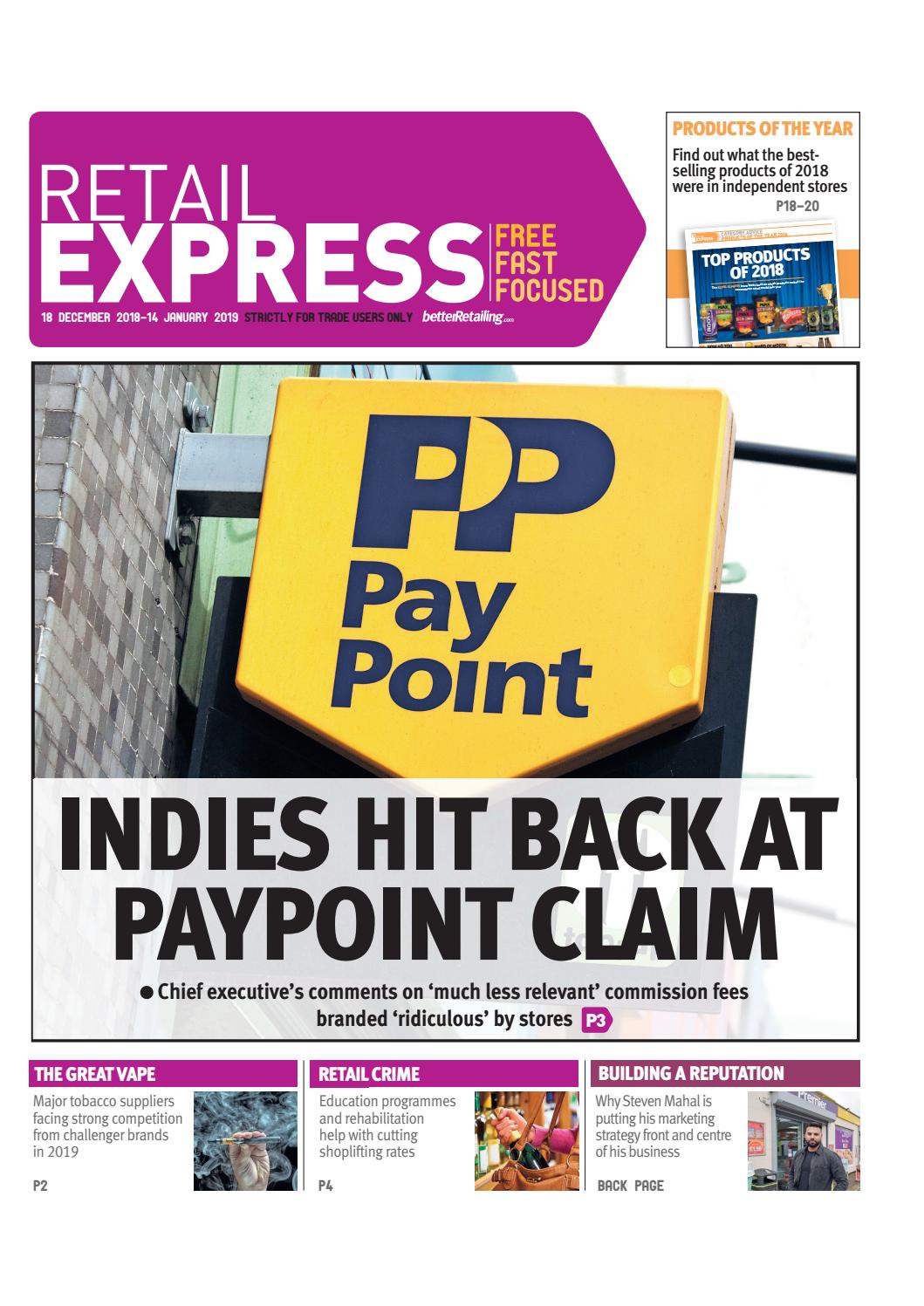 Retail Express 18 December, 2018 by betterRetailing - Issuu