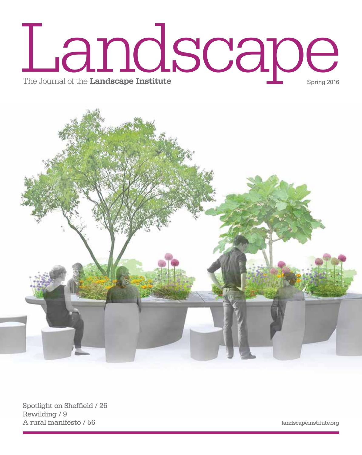 Landscape Journal - Spring 2016 by Landscape, the journal of the ...