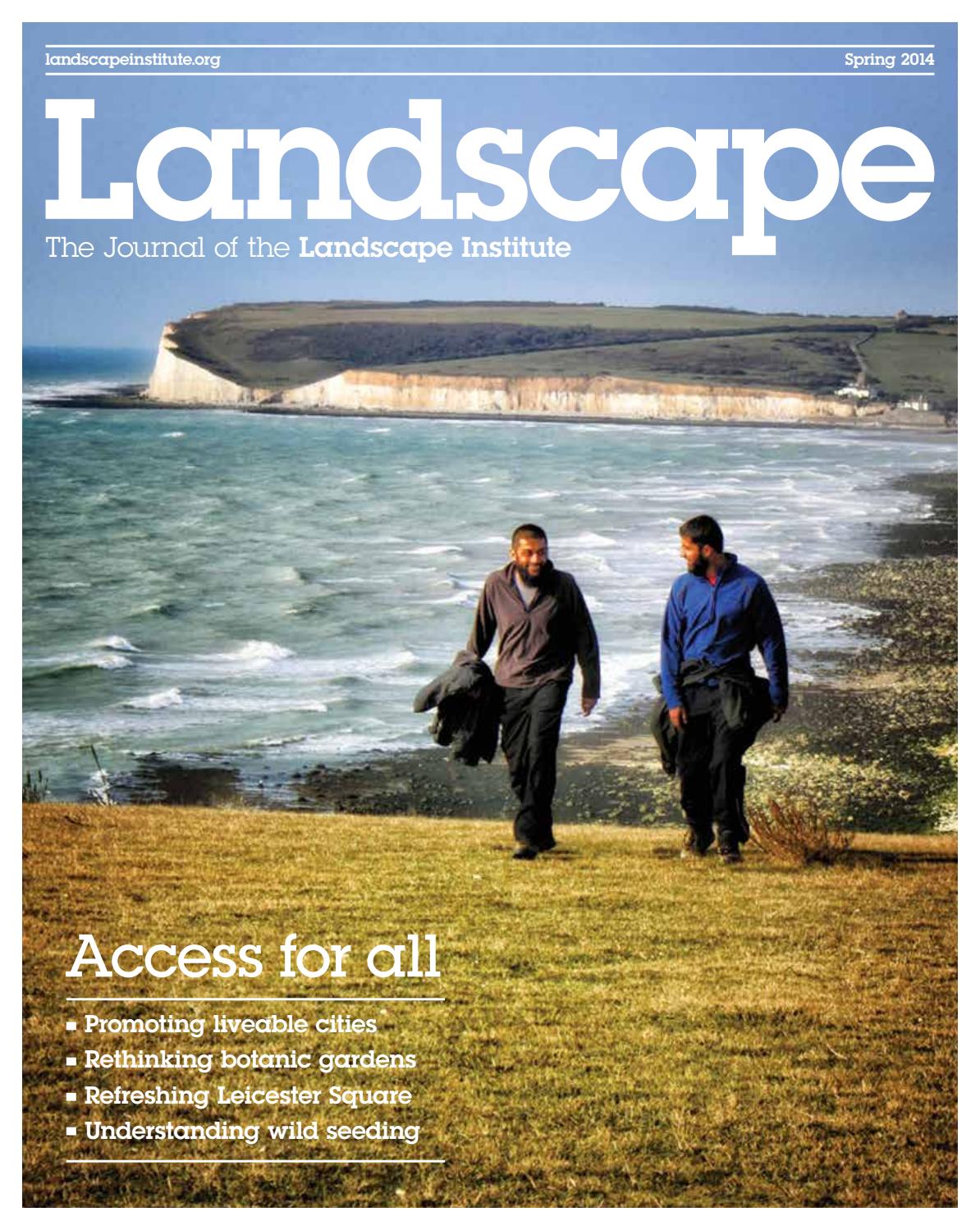 Landscape Journal - Spring 2014 by Landscape, the journal of the ...