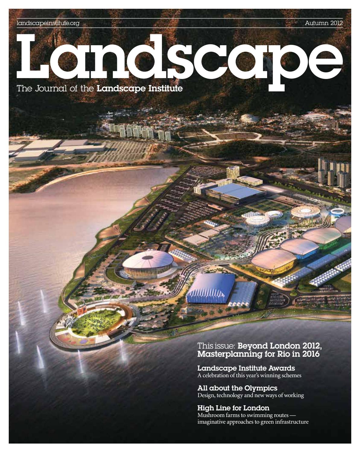 Landscape Journal - Autumn 2012 by Landscape, the journal of the ...