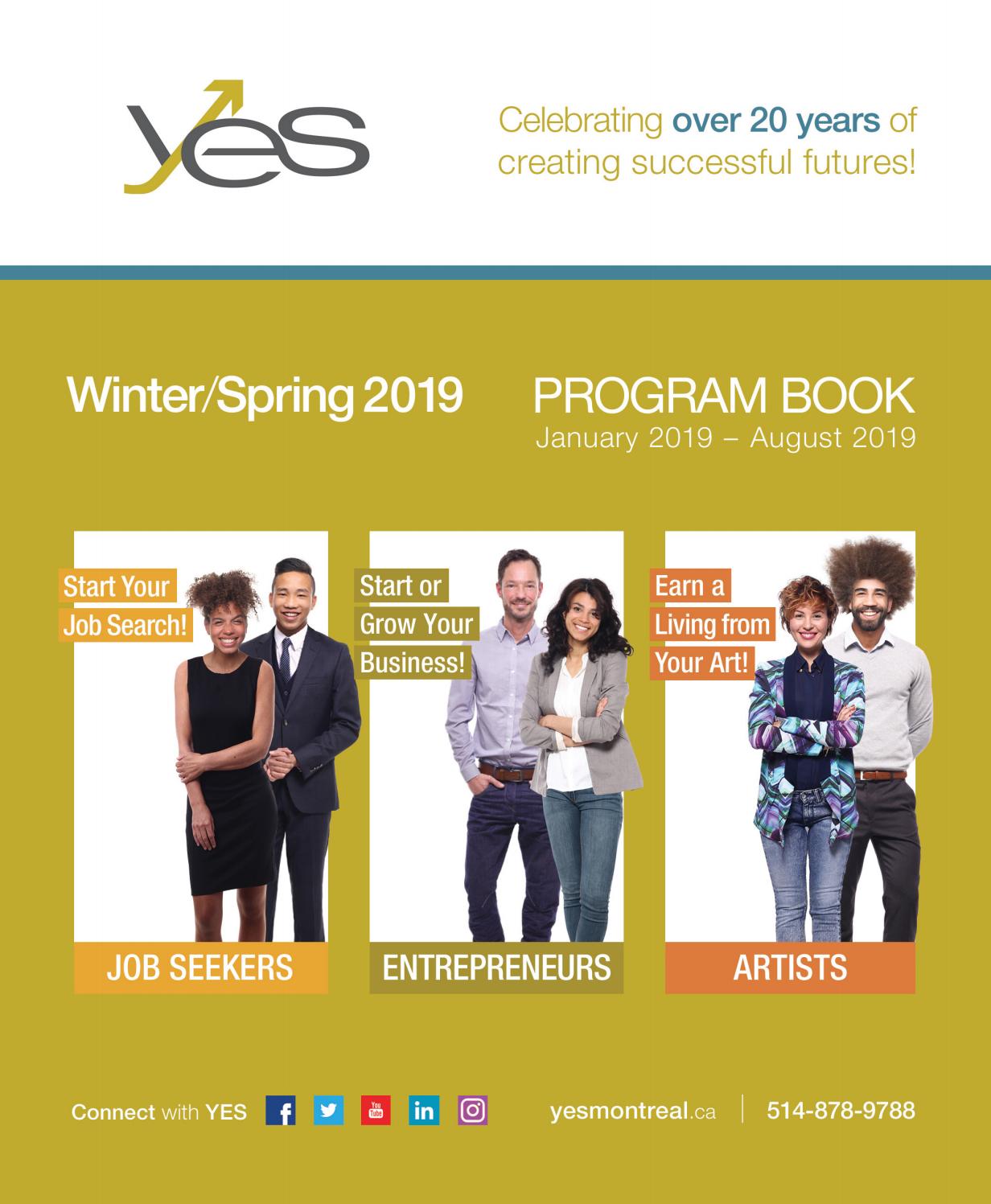 YES Program Book – Winter/Spring 2019 by YES Employment ...