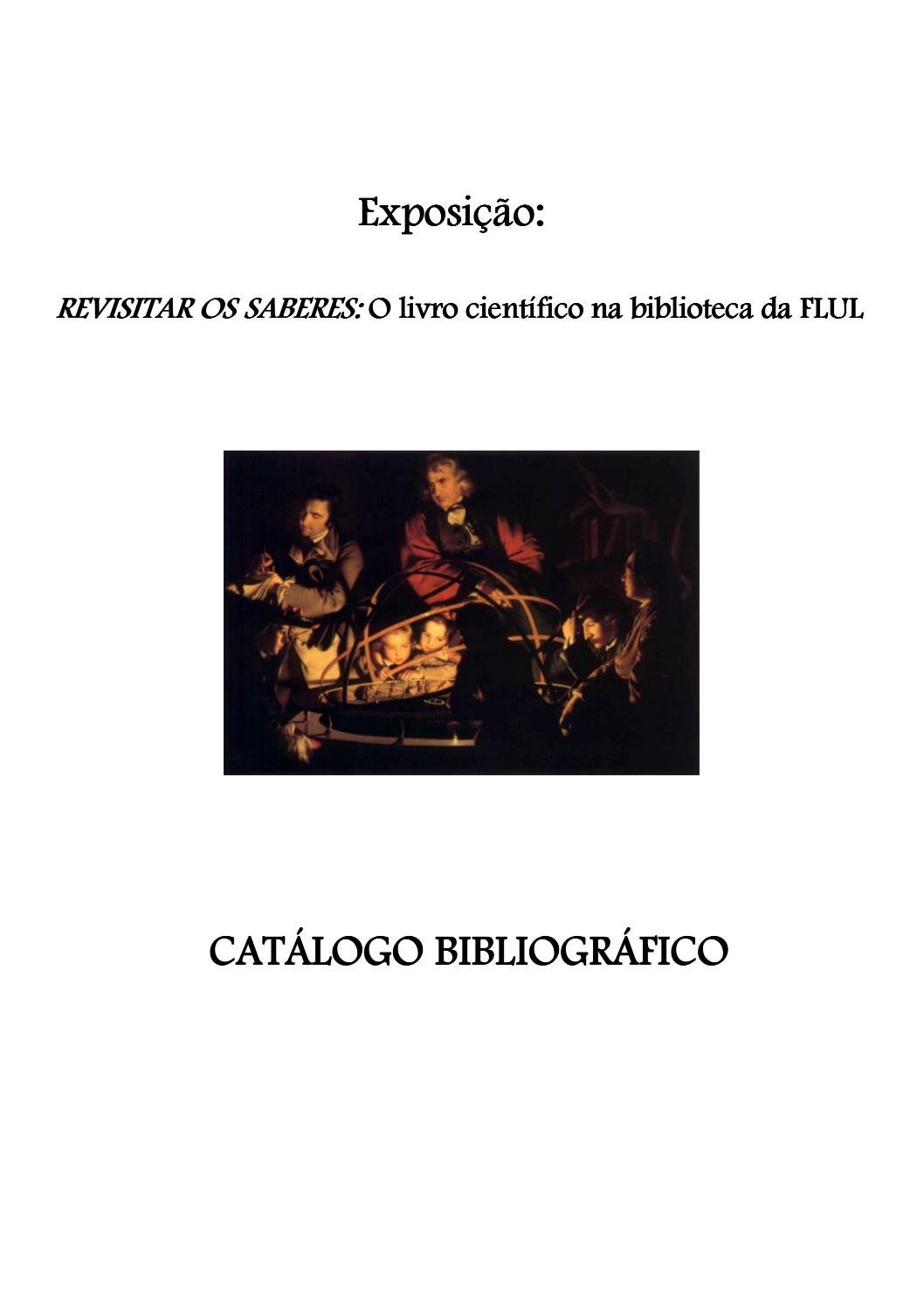 Catálogo da Exposição Bibliográfica REVISITAR OS SABERES_O livro ...