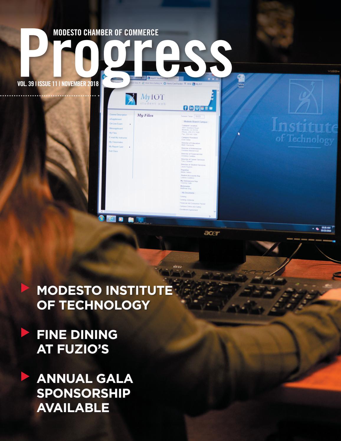 Progress Magazine | November 2018 by Modesto Chamber of Commerce - Issuu