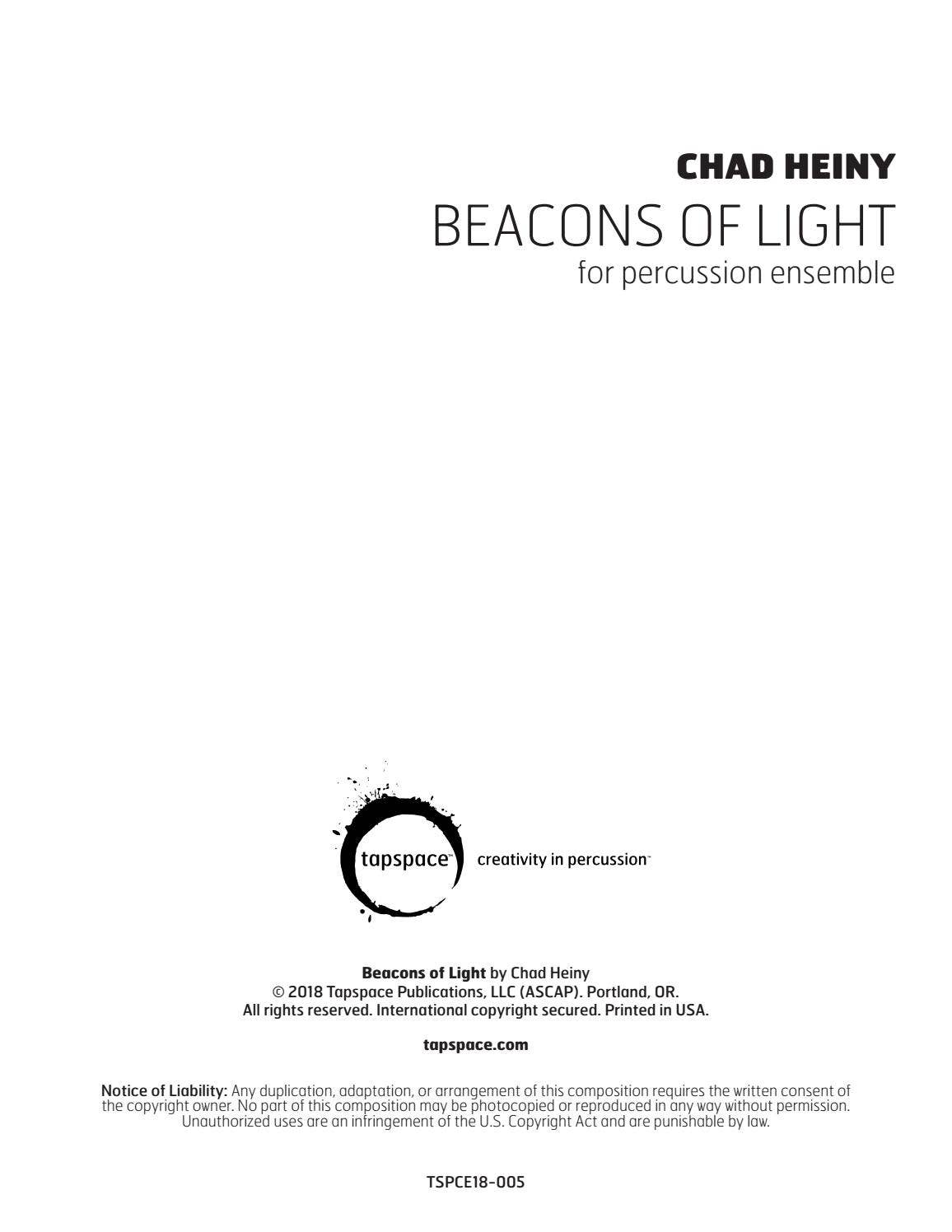 Beacons of Light-SAMPLE by Tapspace - Issuu
