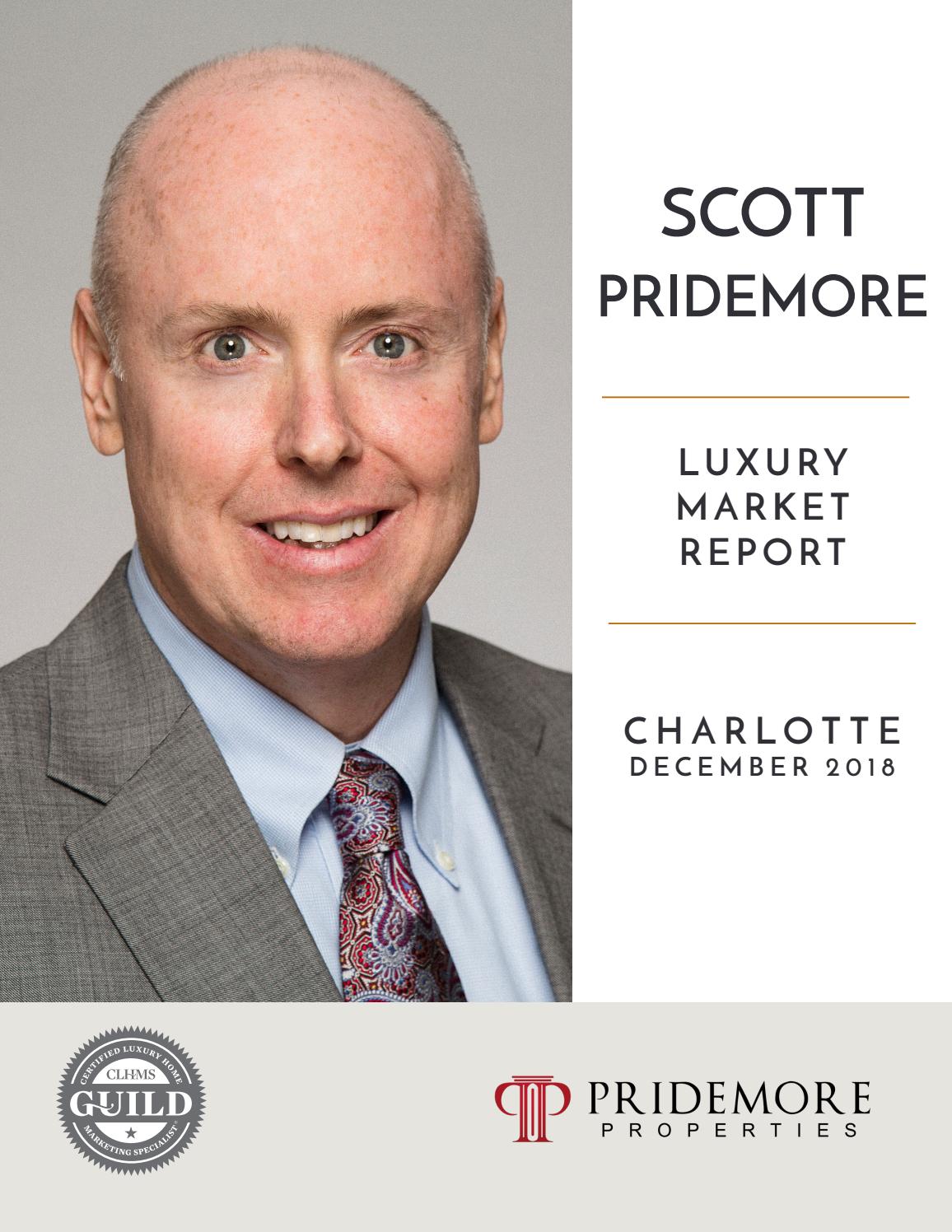 Scott Pridemore Luxury Market Report December 2018 by The Report Group ...