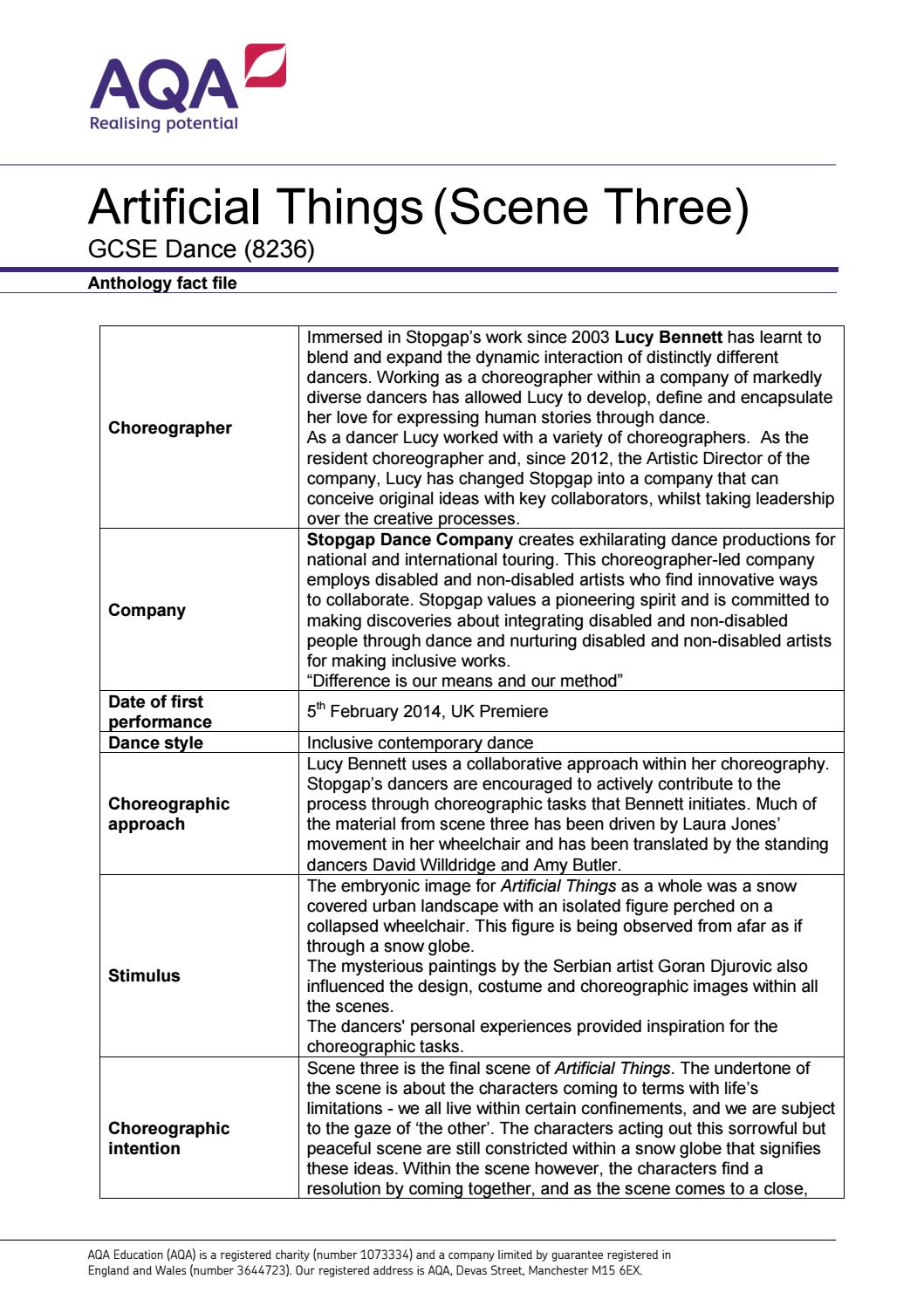 Artificial Things (Scene Three) by Ullswater Community College - Issuu
