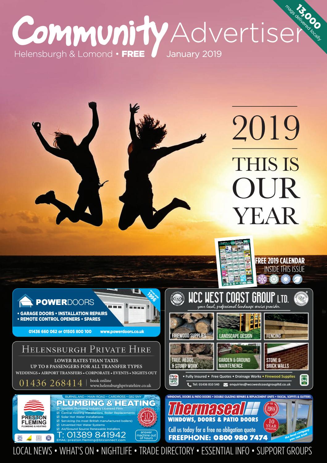 Helensburgh & Lomond Community Advertiser - January 2019 by Community ...
