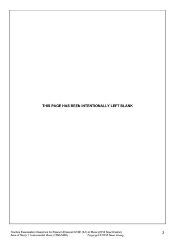 Practice GCSE Music Exam Questions AOS1 by Ullswater Community College ...