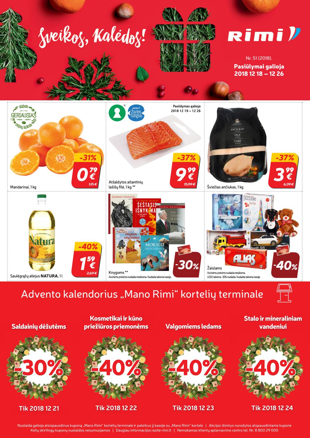 „Rimi“ savaitinis leidinys Nr. 51 (2018) by Rimi - Issuu