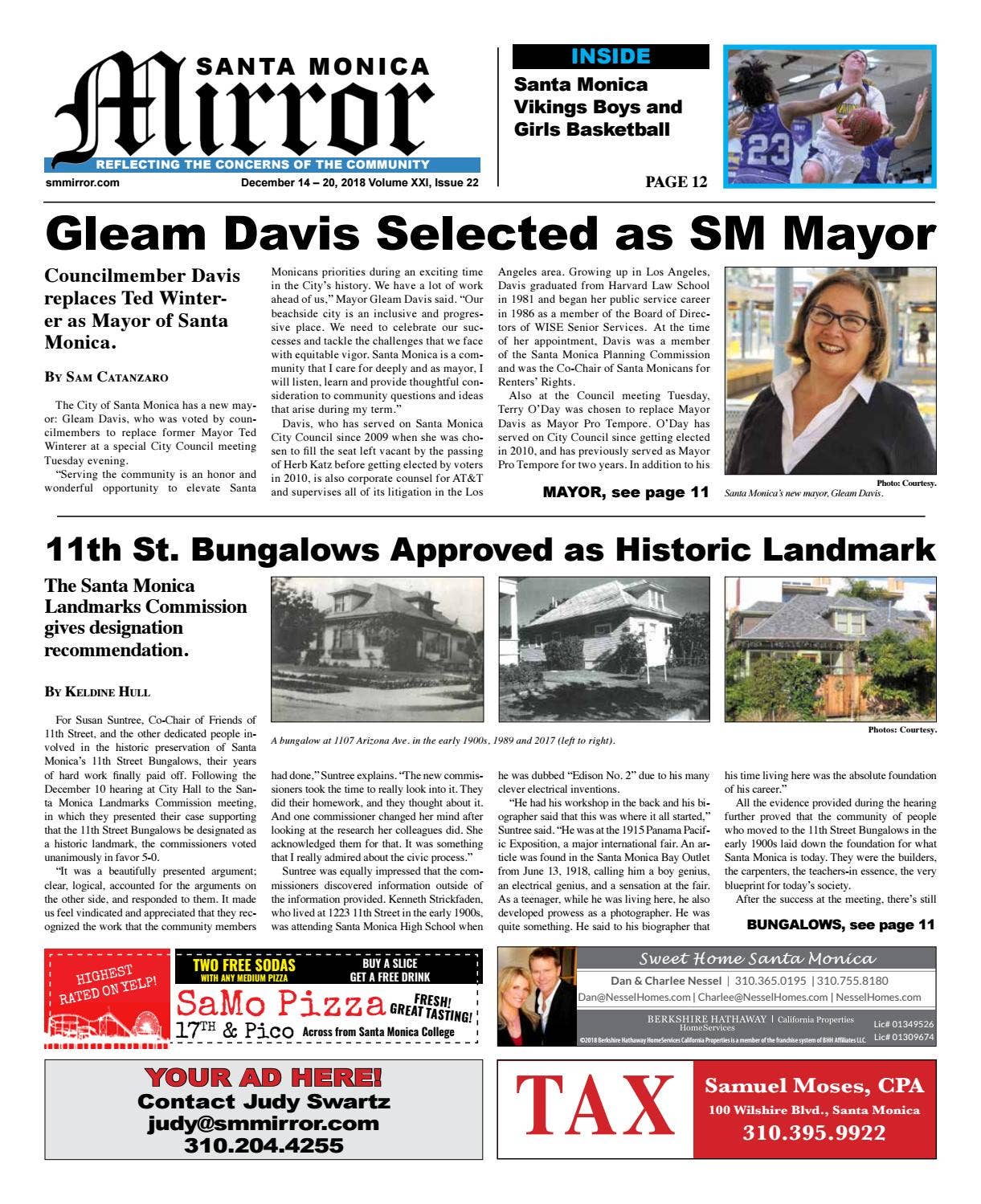 Santa Monica Mirror 12.14.18 by Mirror Media Group/ Modoc Media ...