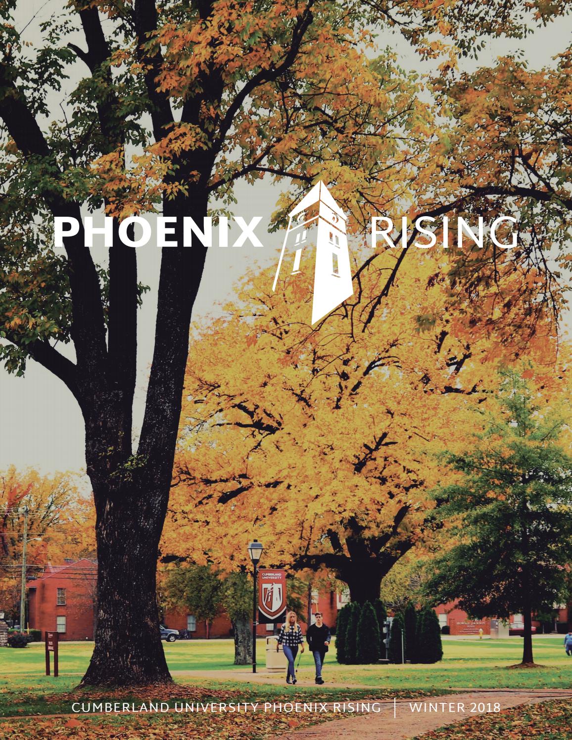 Phoenix Rising - Winter 2018 by Cumberland University - Issuu