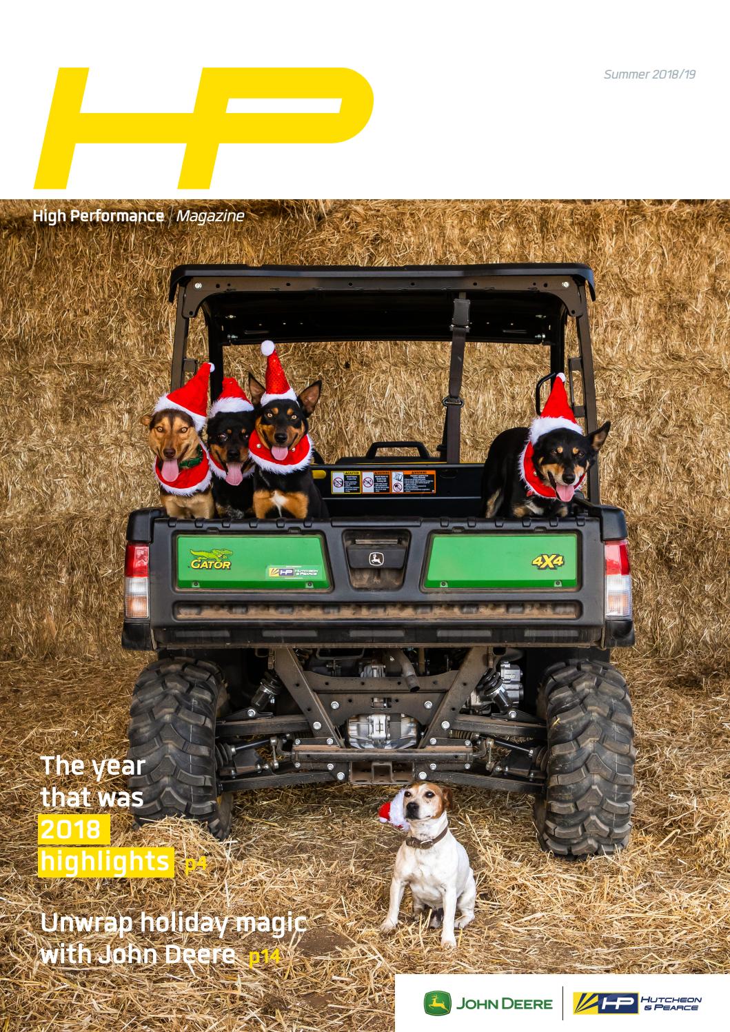 High Performance Magazine Summer 2018/2019 by Hutcheon and Pearce - Issuu