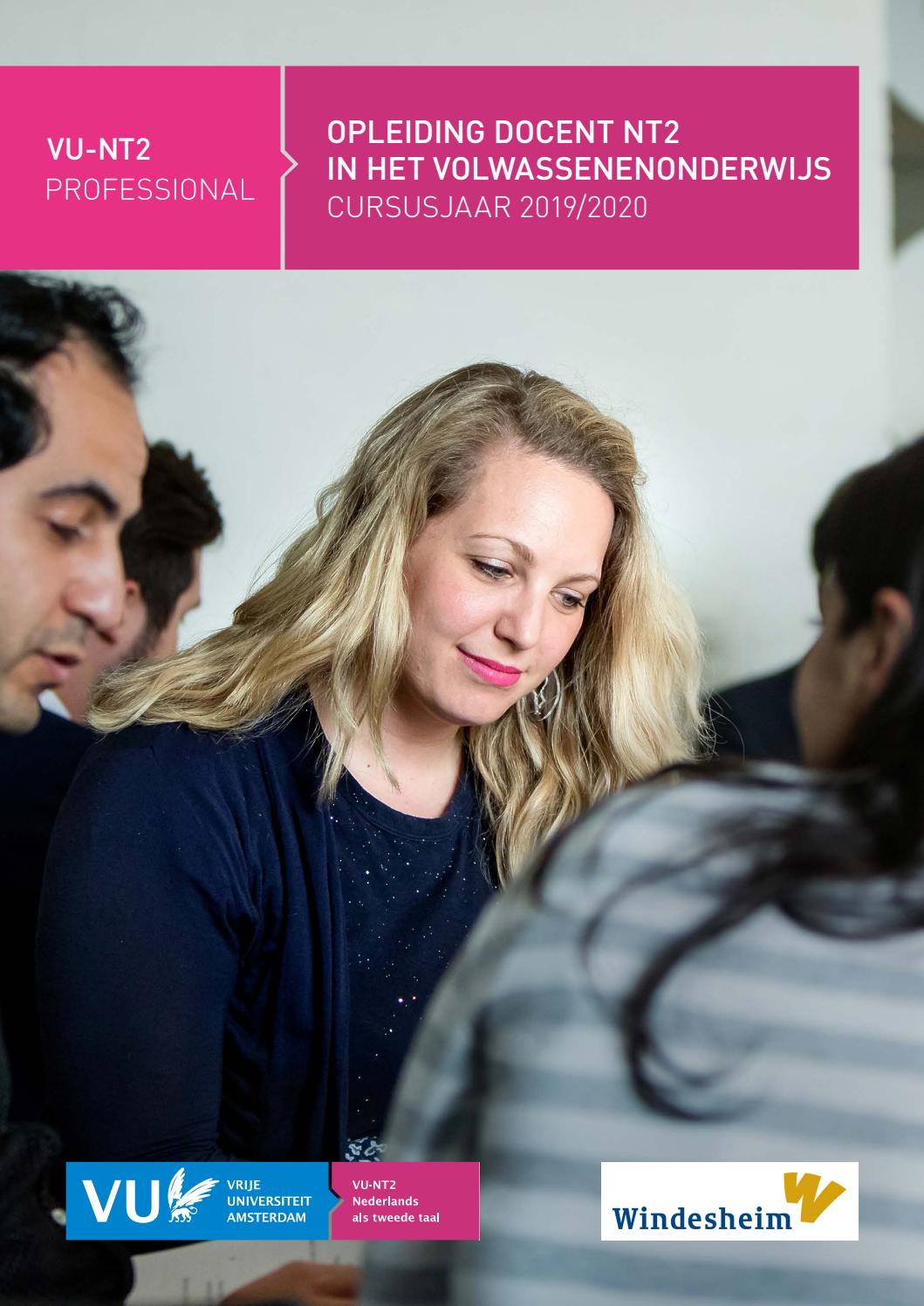 Opleiding Docent NT2 in de volwasseneneducatie 2019-2020 by Vrije ...