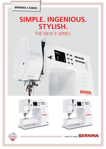 BERNINA 335 & 325 brochure English by Bernina International AG - Issuu