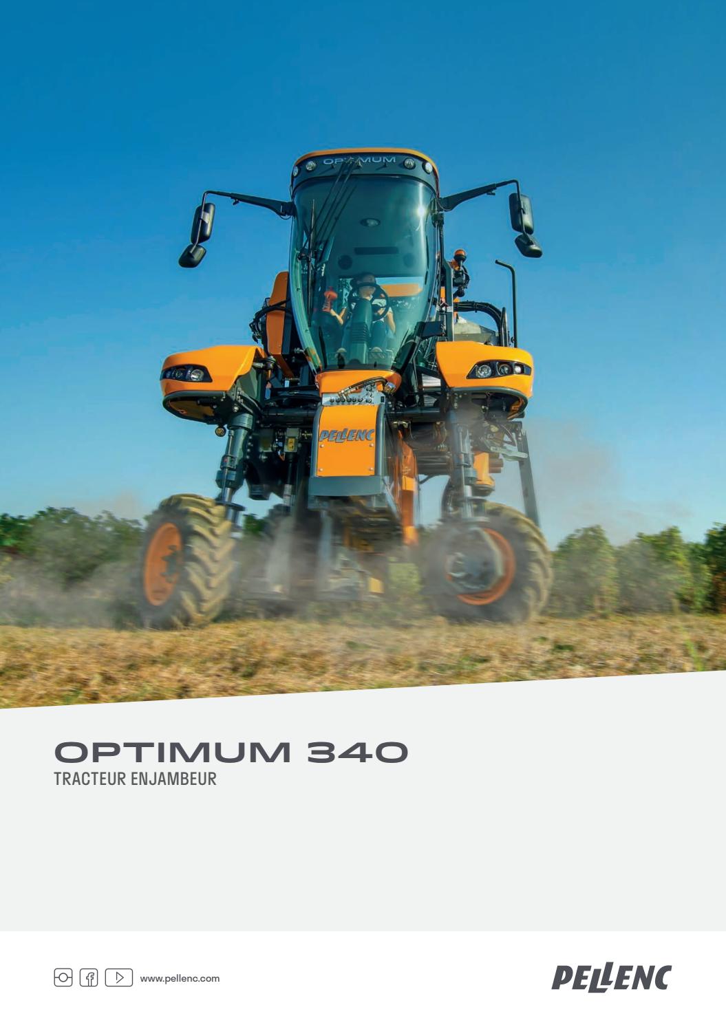 PELLENC-catalogue-Tracteur enjambeur Optimum 340 2018 FRE by PELLENC ...