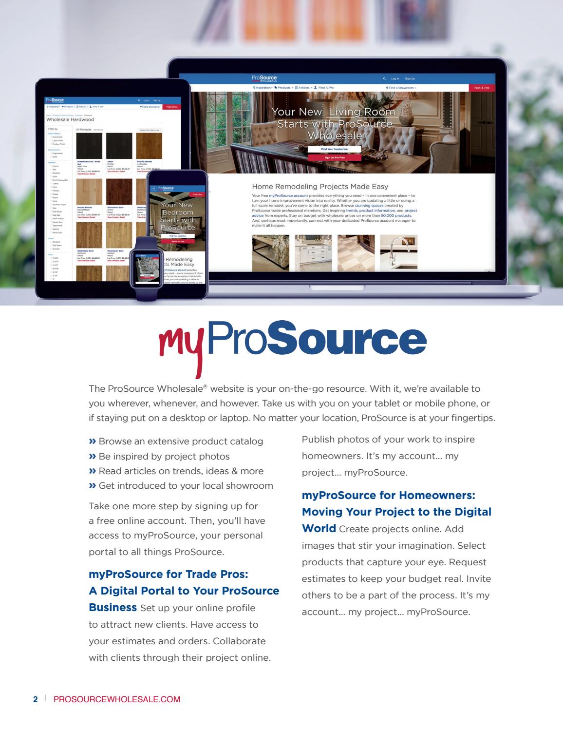 2019 Home Improvement ProSource Wholesale Catalog by ProSource ...