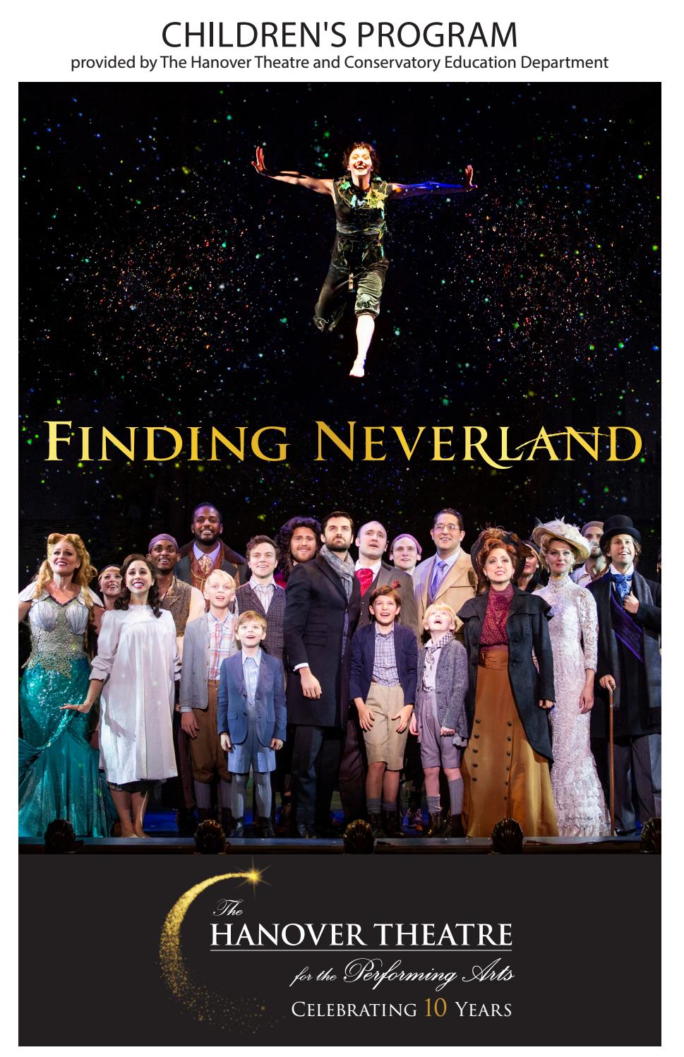 Children's Program | Finding Neverland by TheHanoverTheatre - Issuu