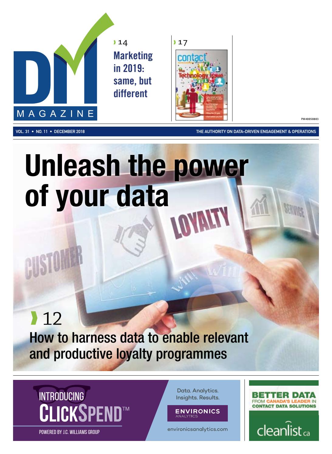 Direct Marketing Magazine December 2018 by Lloydmedia Inc - Issuu