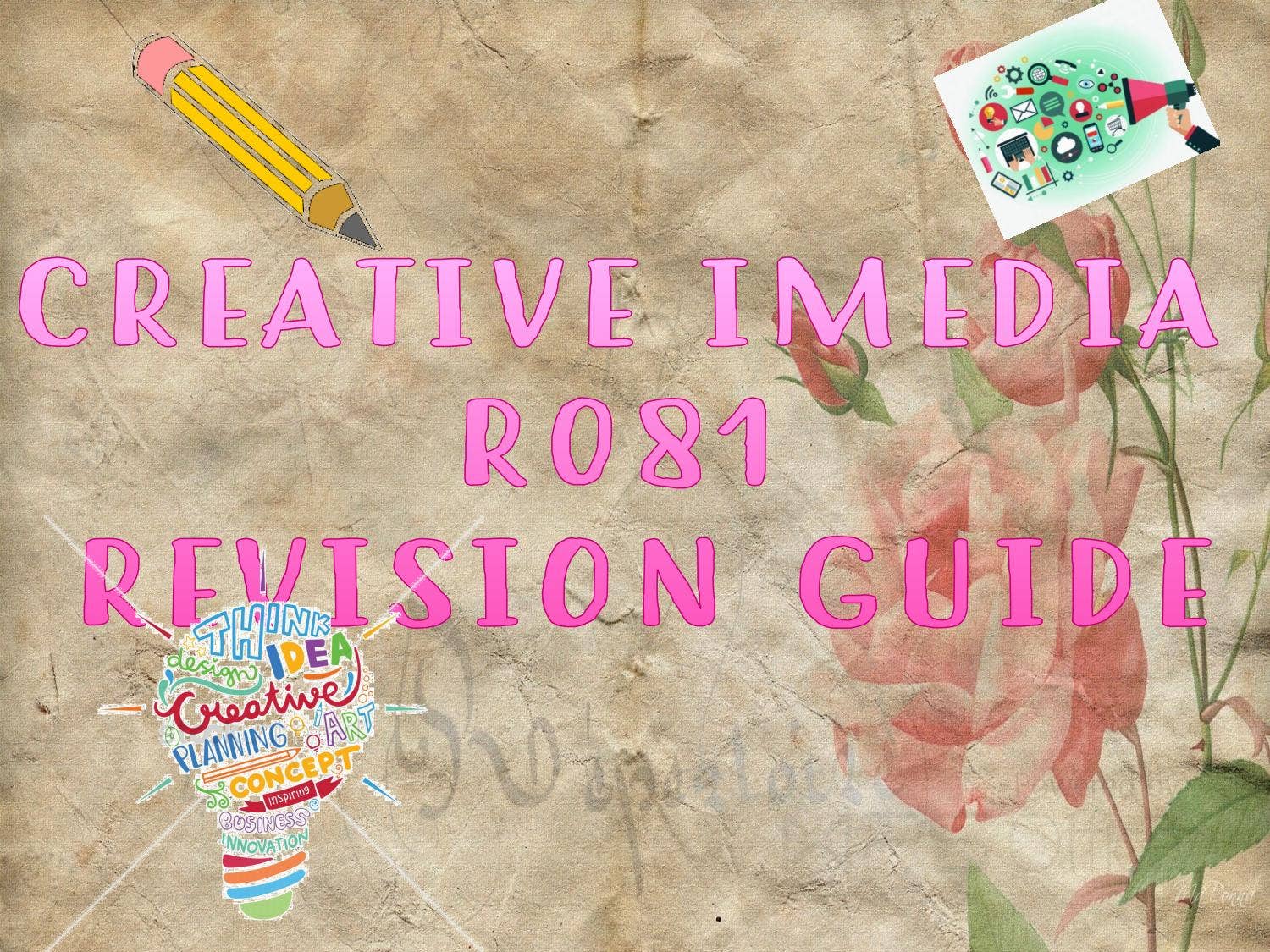 GCSE Creative iMedia RO81 Revision Guide by Ullswater Community College ...