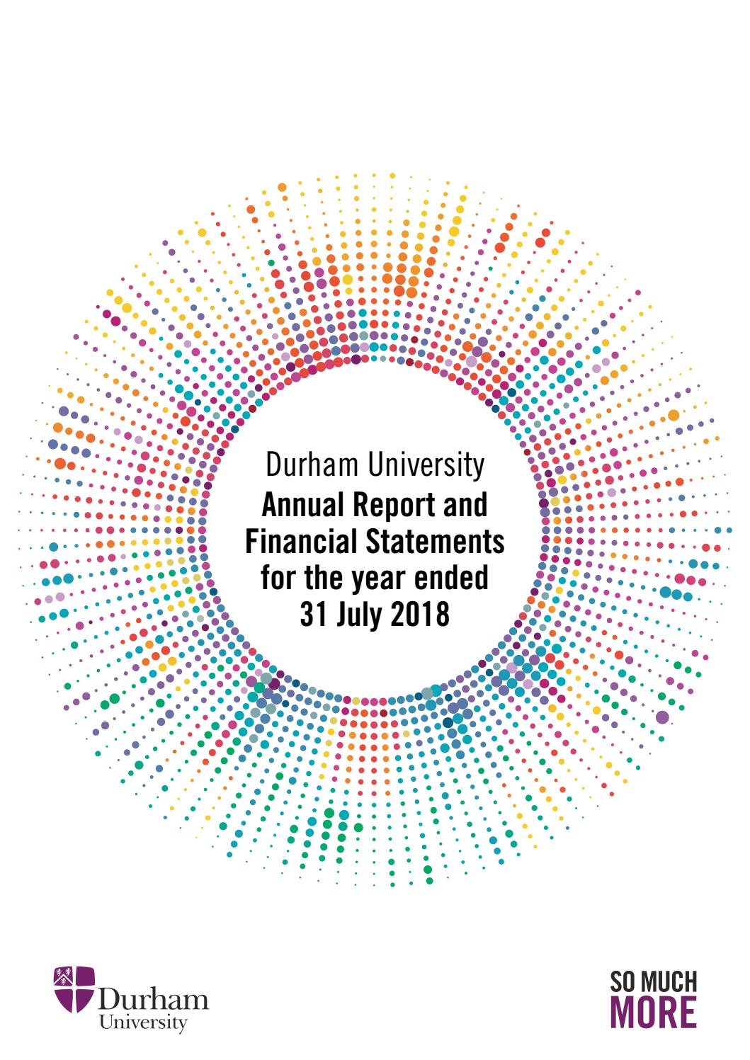 Annual Report and Financial Statements for the year ended 31 July 2018 ...