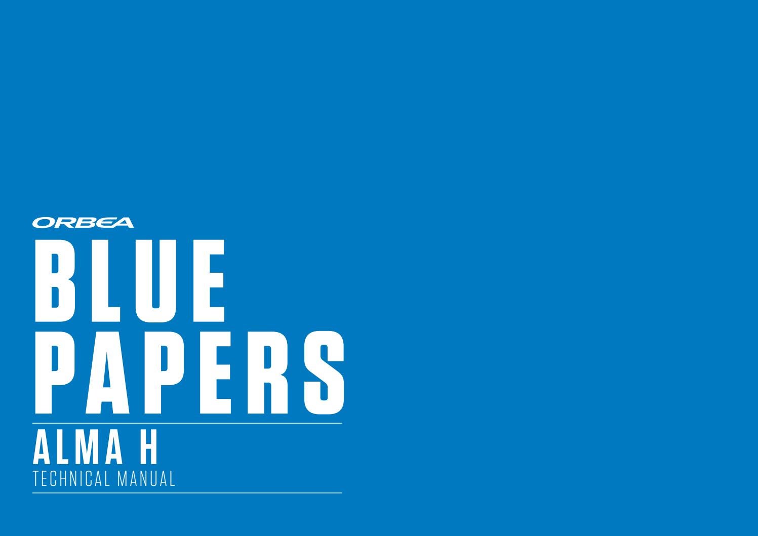 BLUE_PAPER_ALMA_ALU_2018-2019-EN by Orbea Bicycles - Issuu
