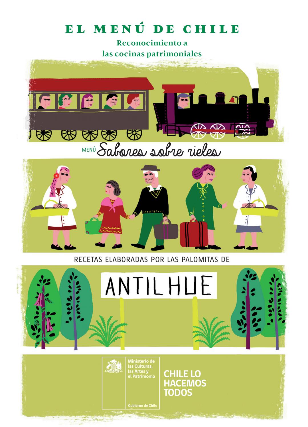 El Menú de Chile: Sabores sobre rieles / Recetas elaboradas por las ...