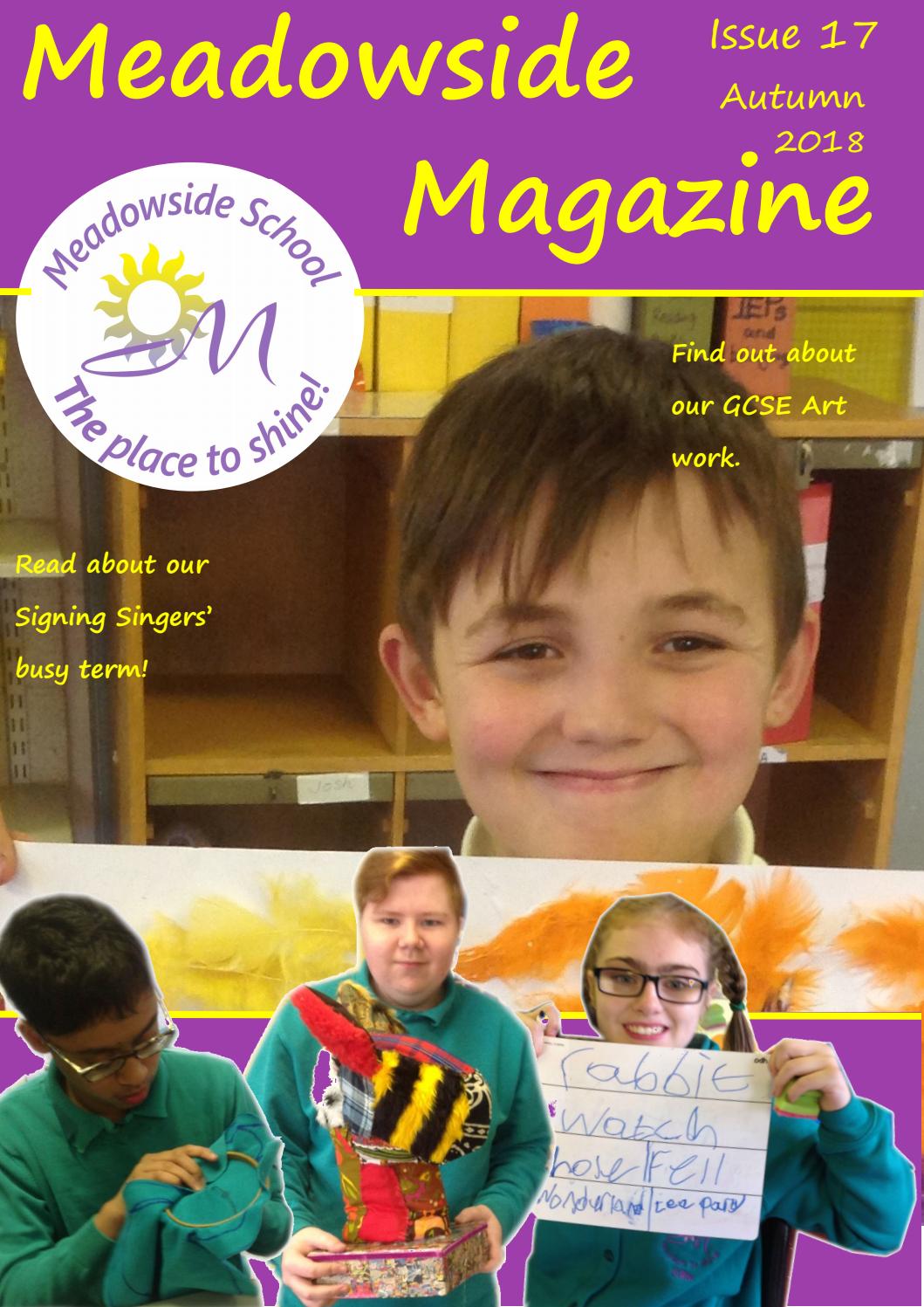 Autumn 2018 Magazine by Meadowside School - Issuu