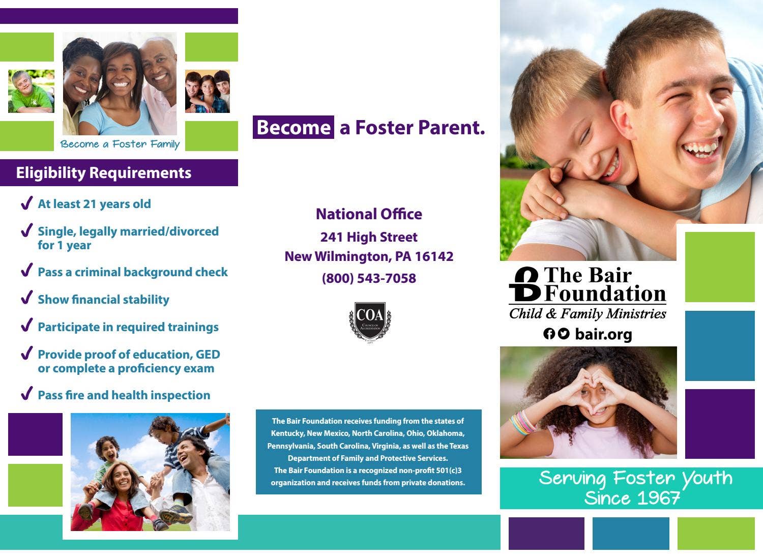 The Bair Foundation Pamphlet by The Bair Foundation - Issuu