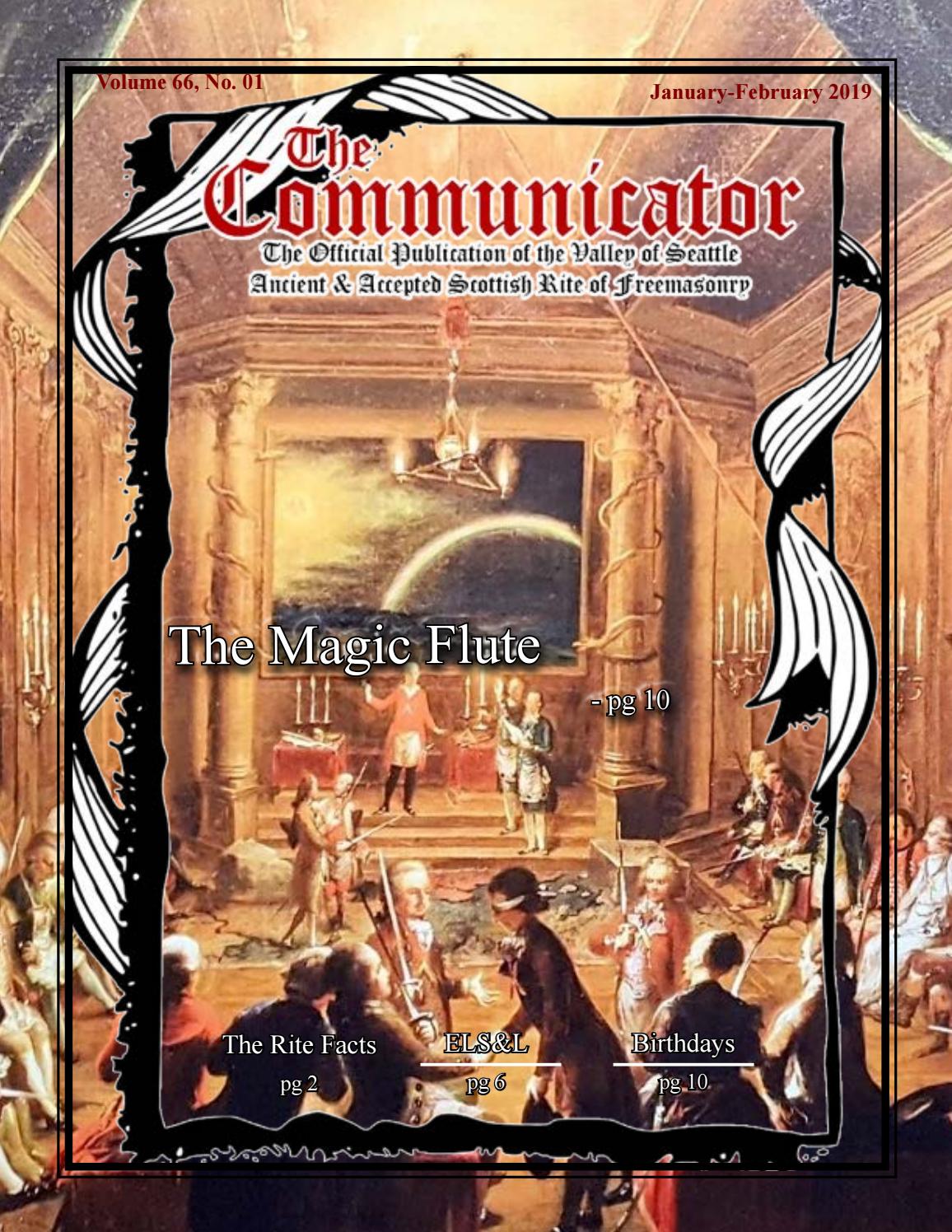 Seattle Scottish Rite Communicator Jan-Feb 2019 by Seattle Scottish ...
