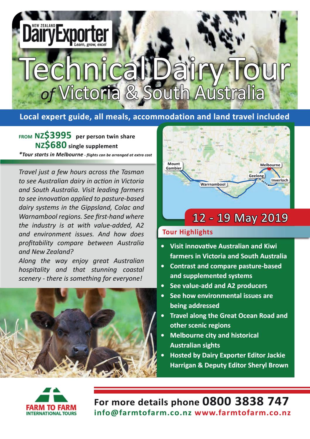 Dairy Exporter Technical Dairy Tour of Victoria and South Australia ...