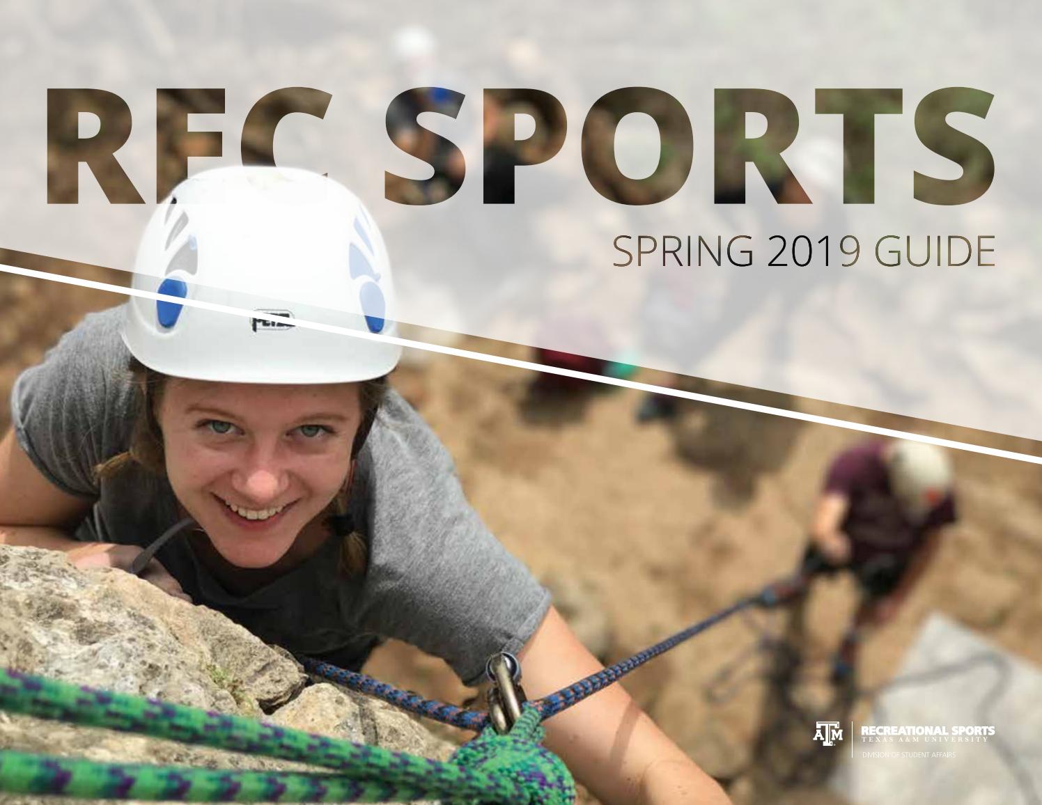Texas A&M Rec Sports Spring 2019 Guide by Texas A&M Rec Sports - Issuu