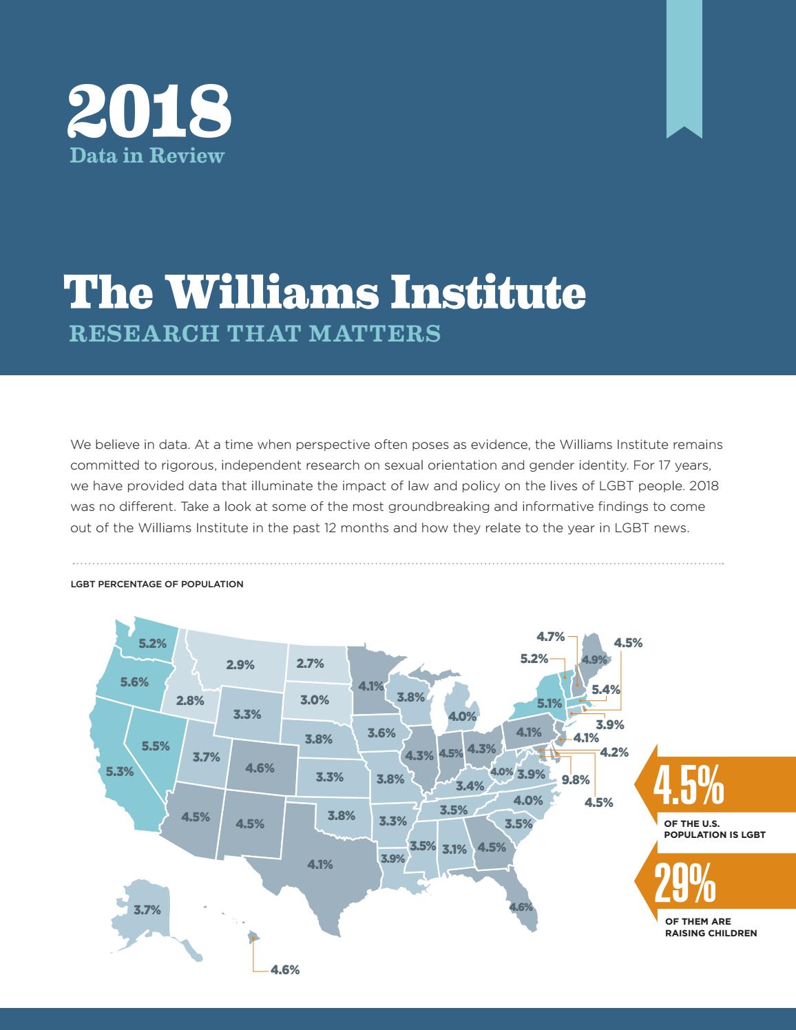 Williams Institute - Data in Review 2018 by UCLA Law - Issuu