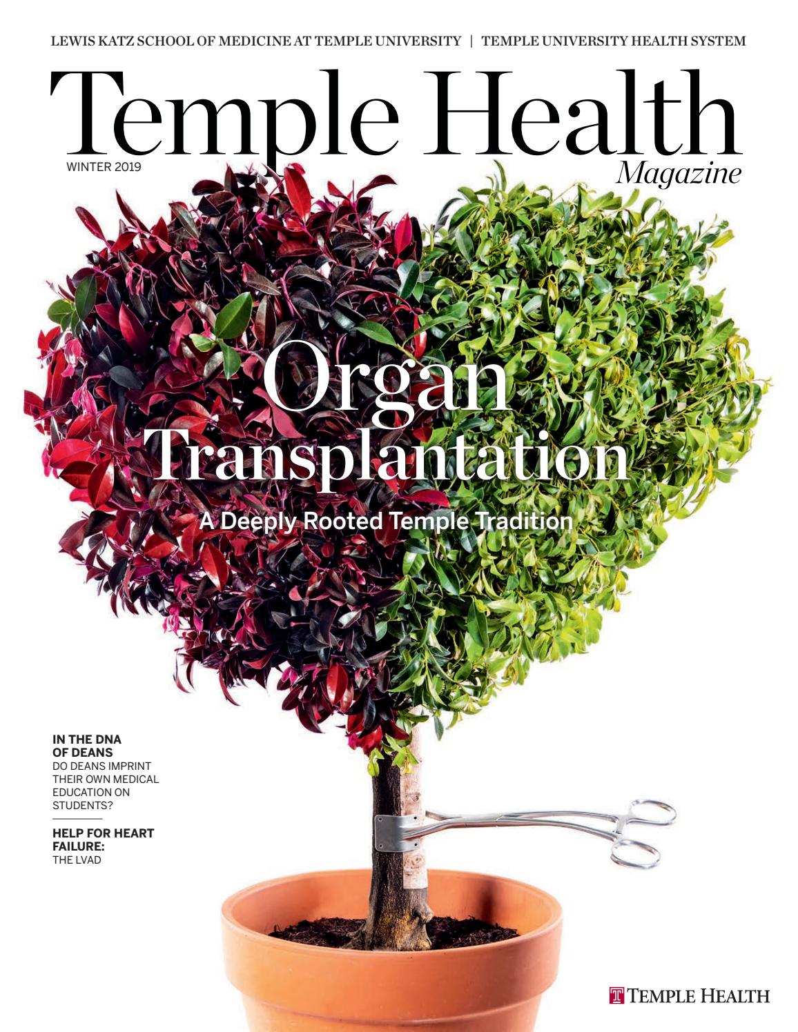 Temple Health Magazine - Winter 2019 by Temple Health - Issuu