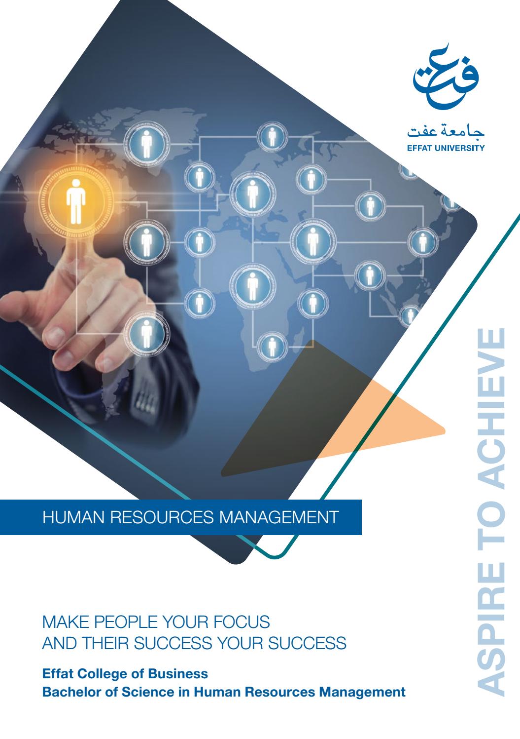 Effat University Undergraduate Programs Human Resources Management ...
