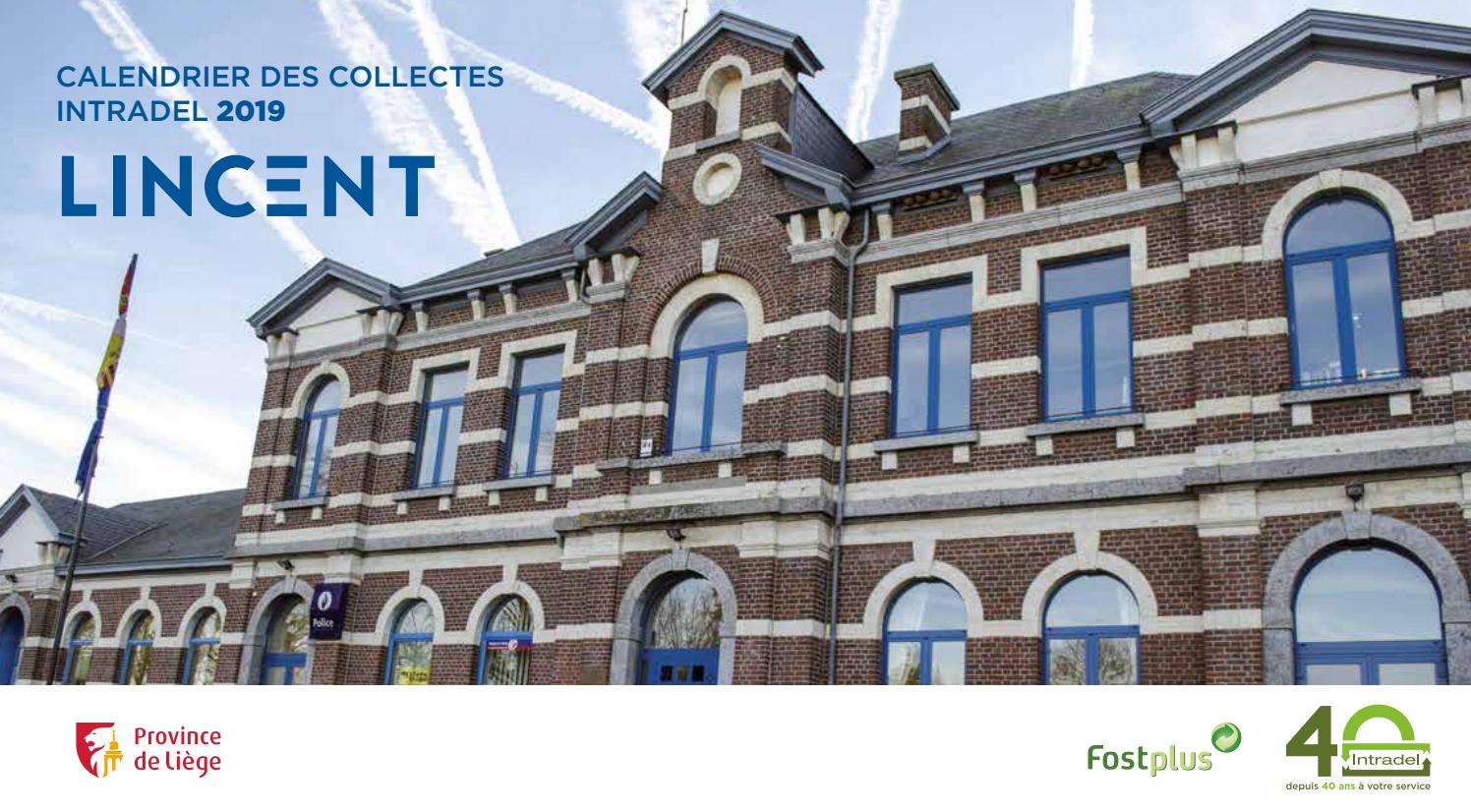 Calendrier 2019 Lincent by Intradel - Issuu