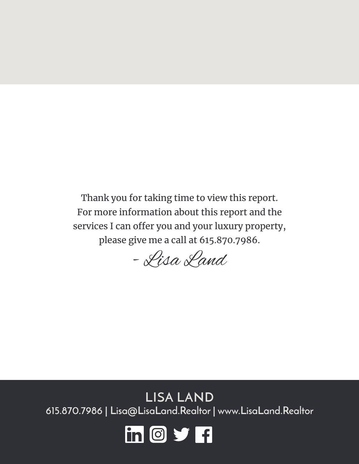 Lisa Land Luxury Market Report December 2018 by The Report Group - Issuu